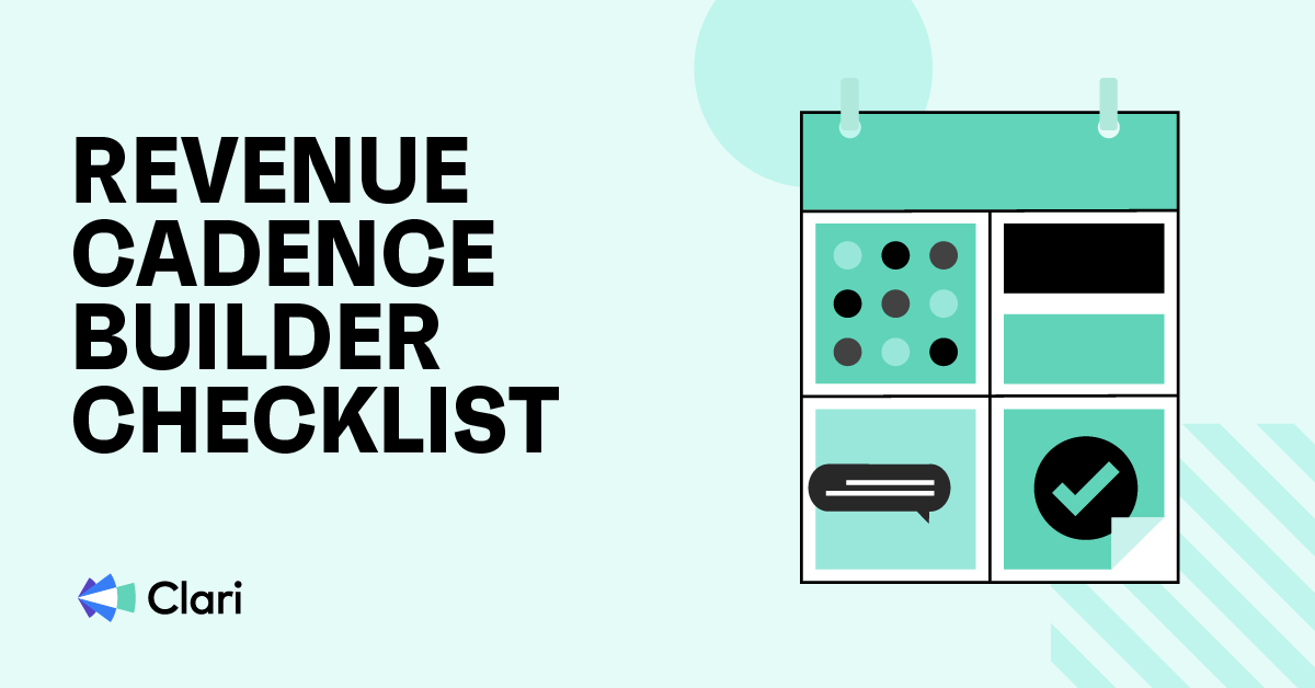 The Revenue Cadence Builder Checklist The Revenue Cadence Builder Checklist